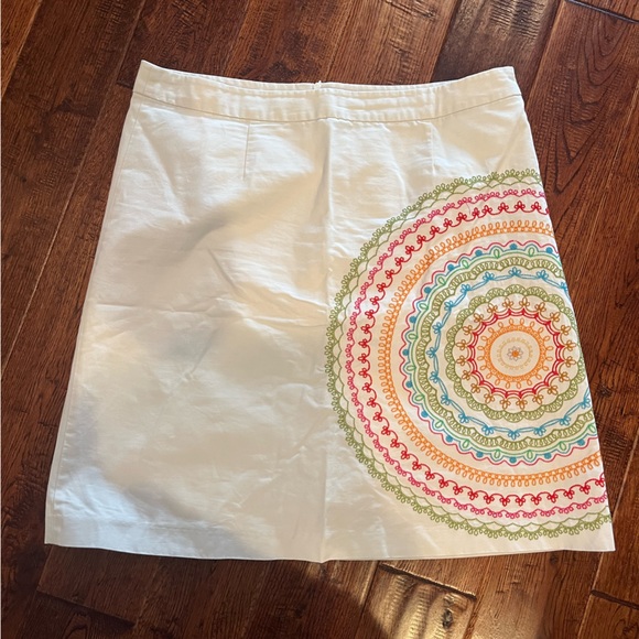 Boden | Skirts | Vguc Boden Embroidered Mini Skirt Size 4 | Poshmark
